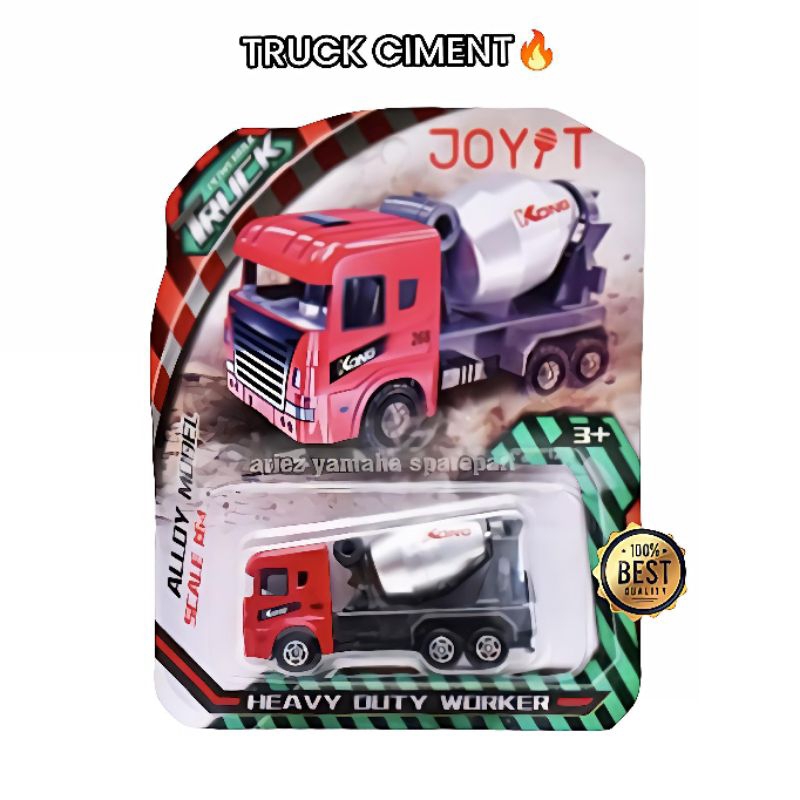 ( JOYIT ) DIECAST LORRY CIMENT SCALE 1/64 🔥 | Shopee Malaysia