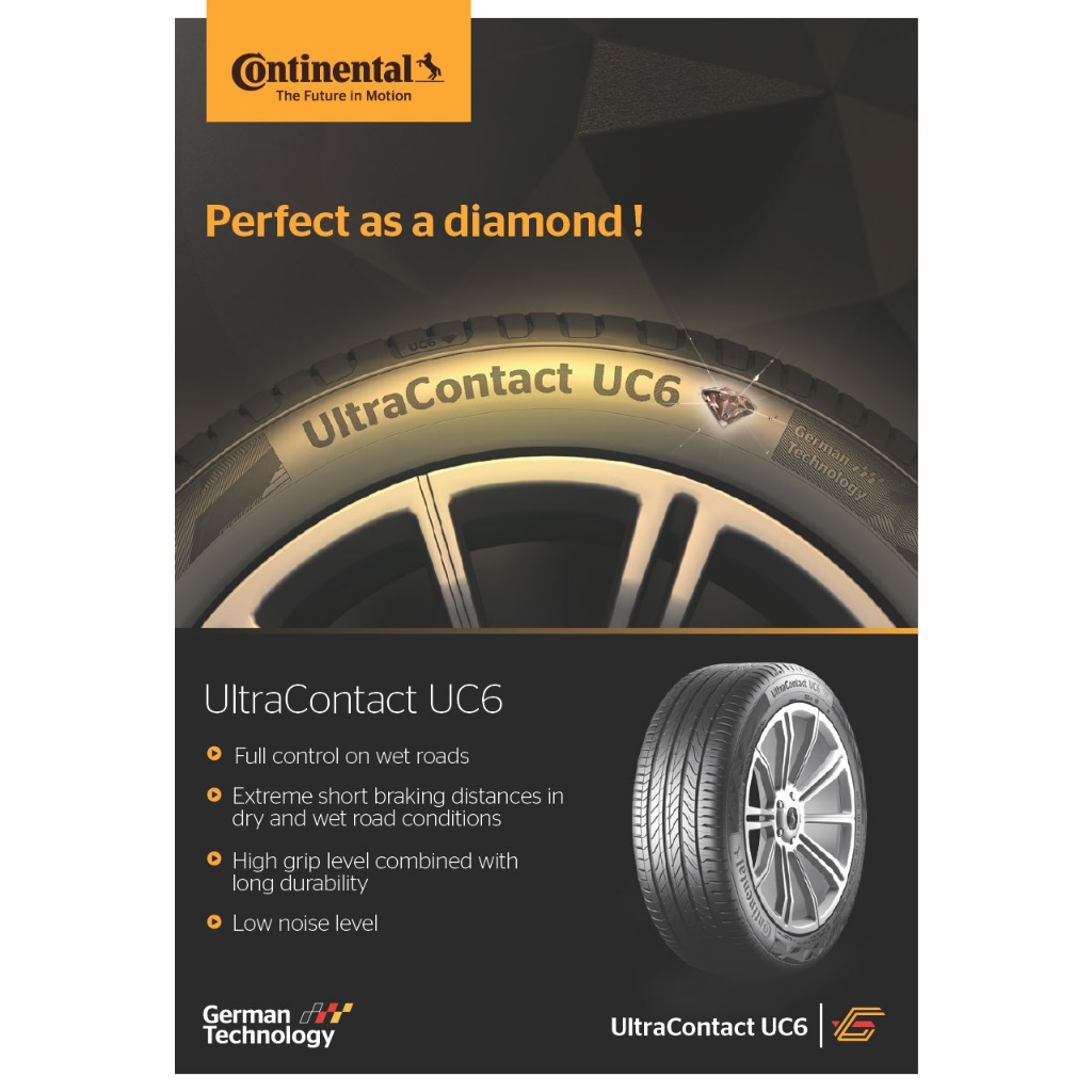 Continental UltraContact UC6 SUV 235/55/19 (with installation) | Shopee Malaysia