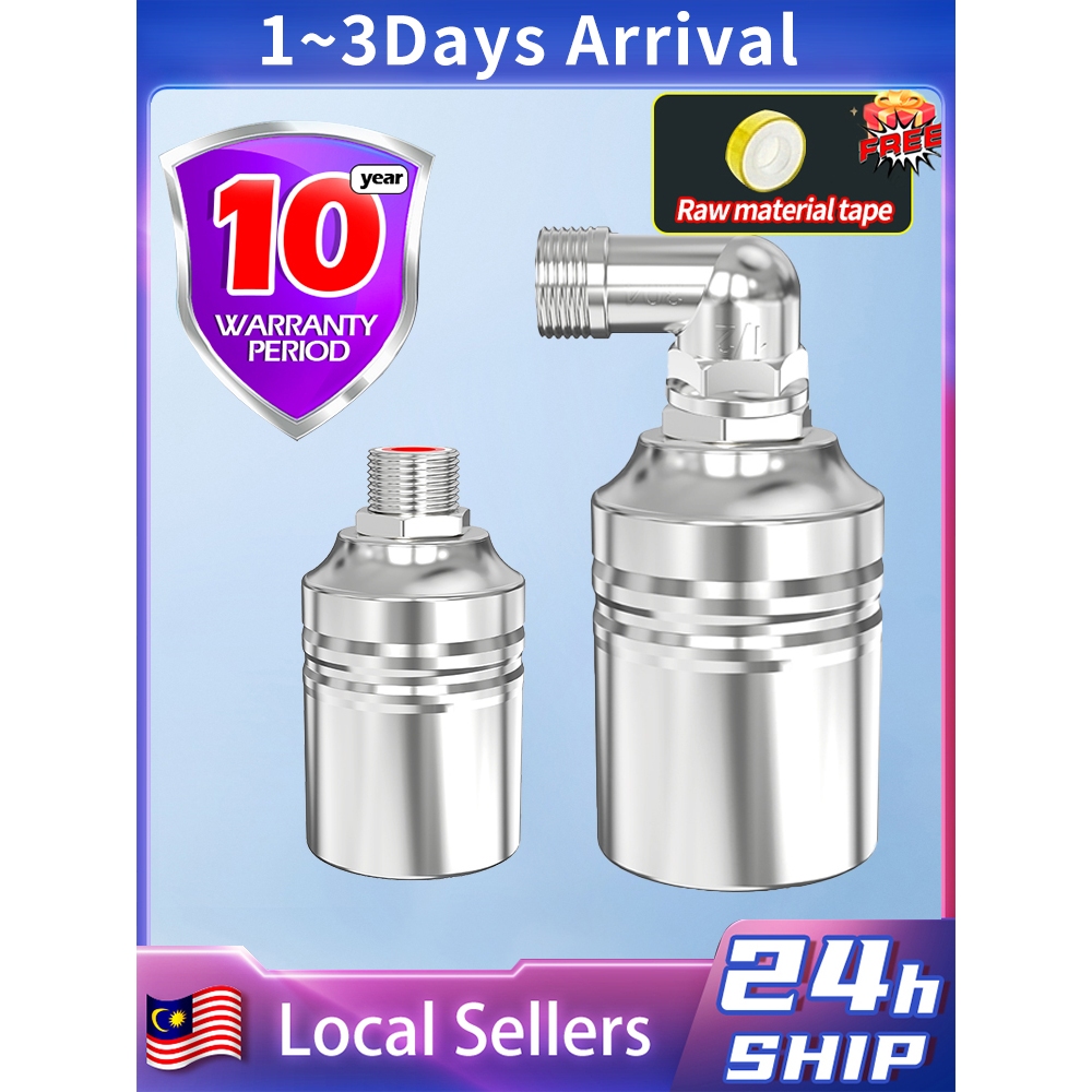 🔥COD🔥🚚 304 stainless steel fully automatic float valve toilet automatic ...