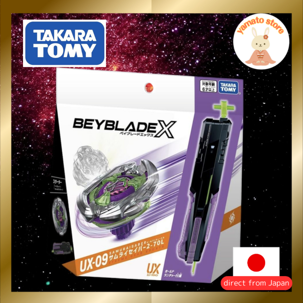 BEYBLADE X Beyblade X UX-09 Starter Samurai Saber 2-70L TAKARA TOMY | Shopee Malaysia