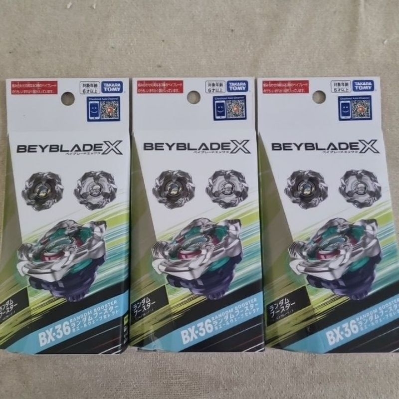 ORIGINAL TAKARA TOMY BEYBLADE X BX-36 FULL SET WHALEWAVE RANDOM BOOSTER ...