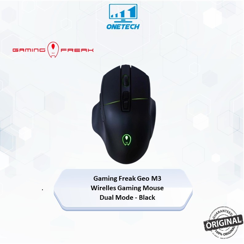 Gaming Freak Geo M3 Wirelles Gaming Mouse Dual Mode - Black | Shopee ...