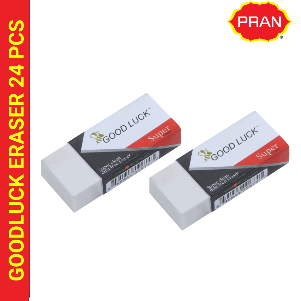 PRAN RFL GOODLUCK ERASER 24 PCS | Shopee Malaysia