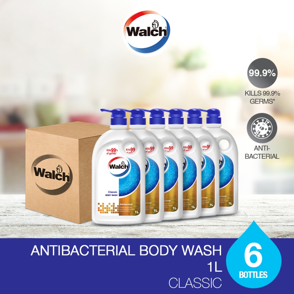 [CARTON DEAL] Walch Body Wash (1L x 6 Bottles) | Shopee Malaysia
