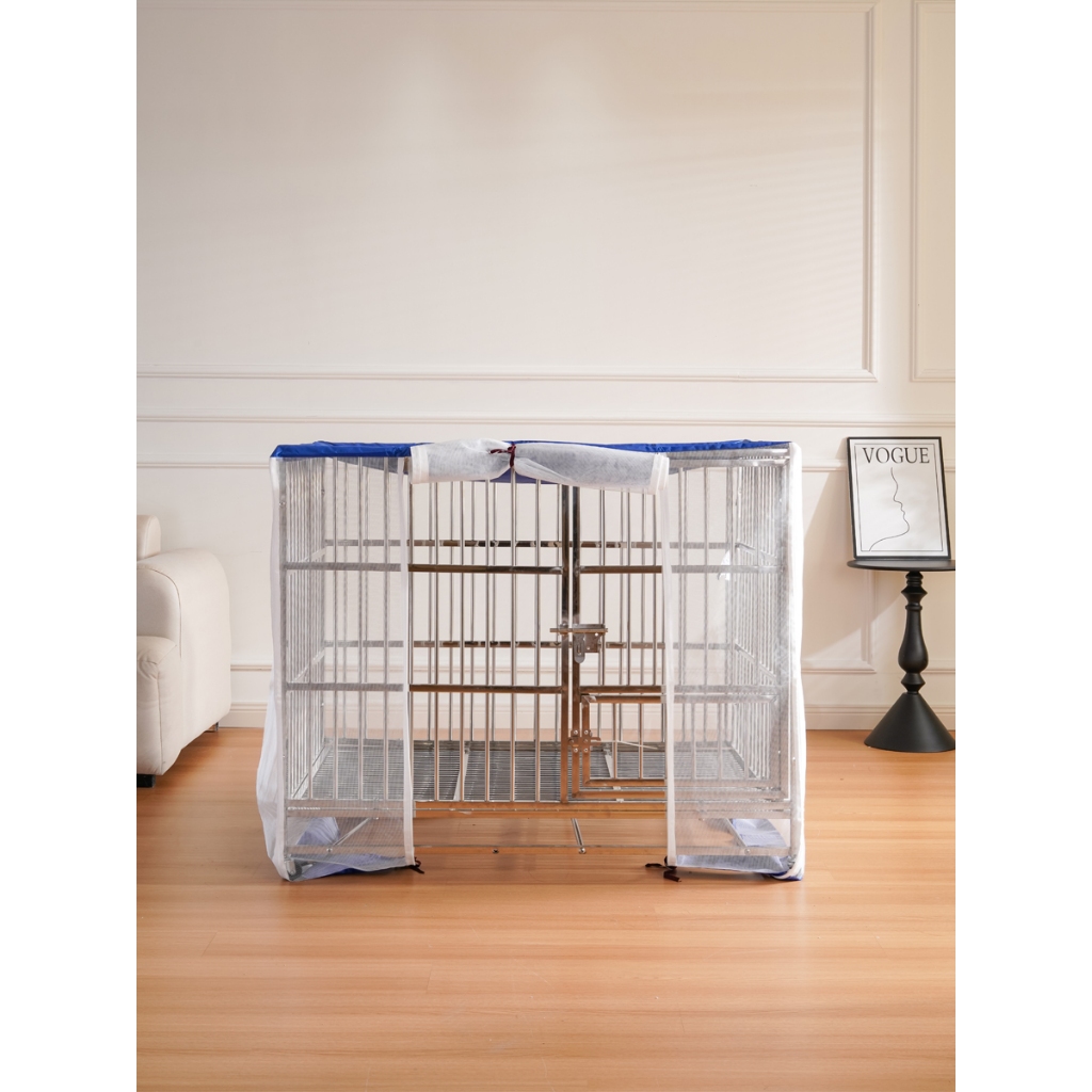 Dog Cage Mosquito Net Pet Cover Summer Dog Cage Mosquito Shield Mesh ...