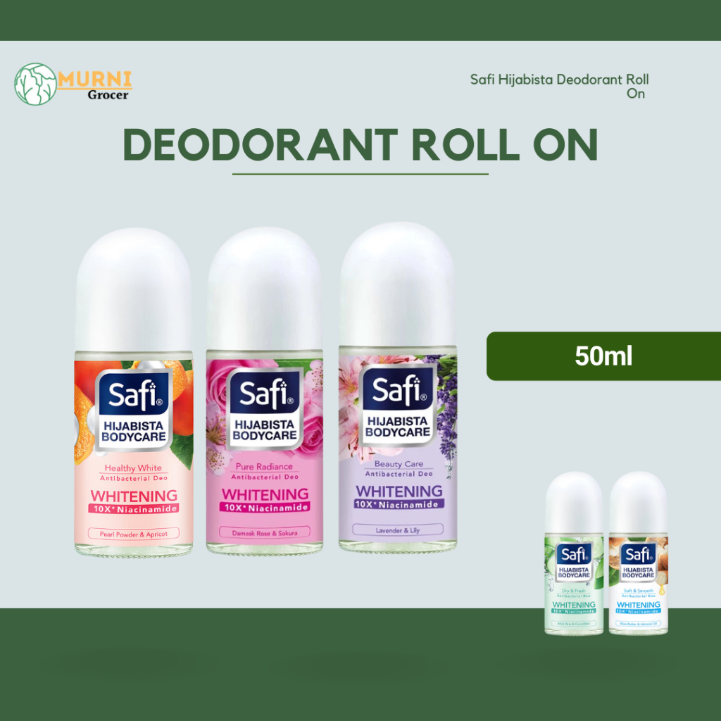 Safi Hijabista Bodycare Deodorant Roll On 7 Pro Action (50ml ...