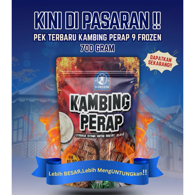KAMBING PERAP 700G 9FROZEN CITARASA ISTANA UNTUK RAKYAT JELATA | Shopee ...