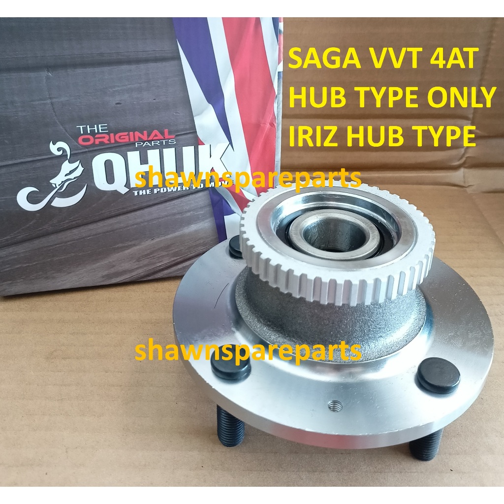 qhuk REAR Proton Iriz ABS / Persona VVT 16-25 / Saga VVT 4AT 19-24 Wheel Hub Bearing WPT-020A-Q ...