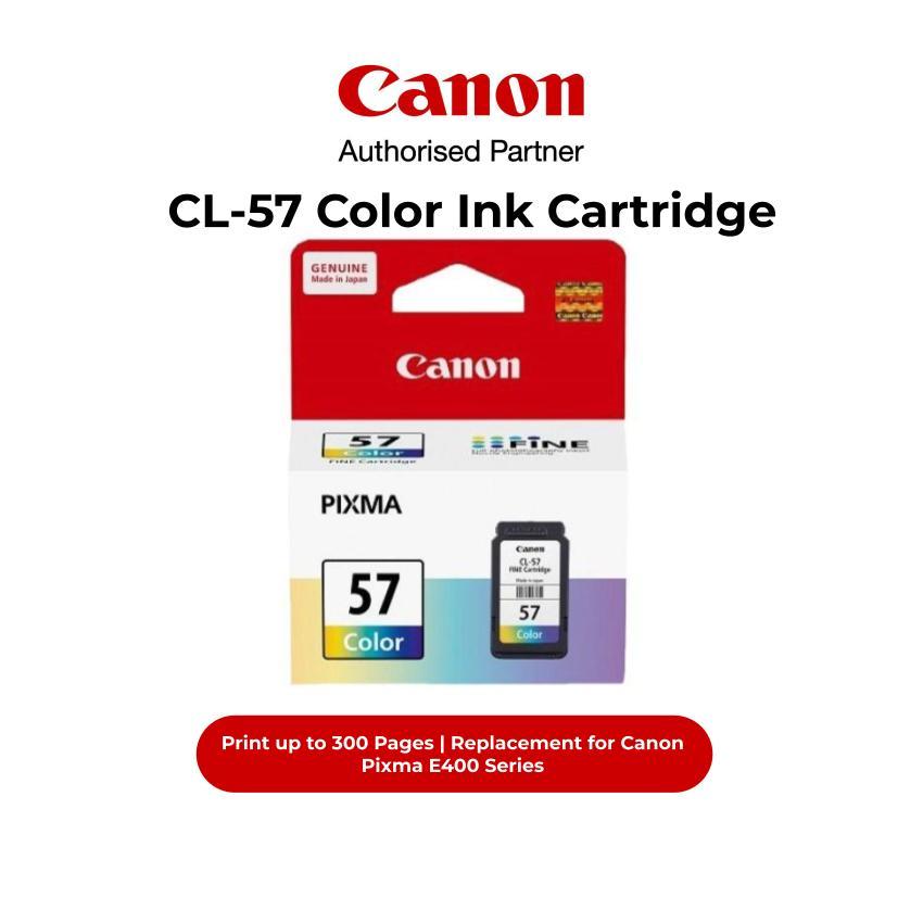 Katrij Dakwat Warna CANON CL-57 / CL-57S untuk E400 / E410 / E460 ...