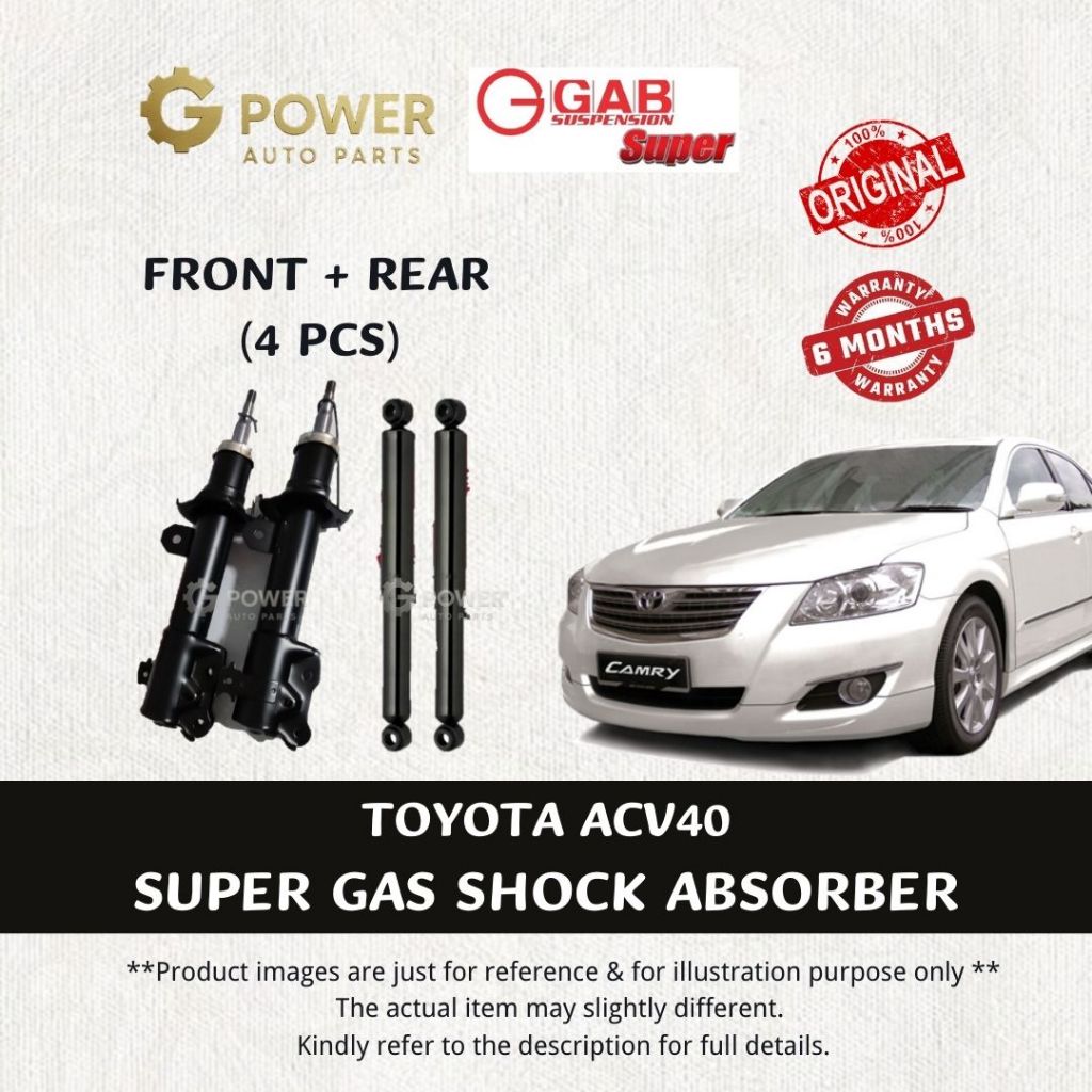 TOYOTA CAMRY ACV 40 (2006-2011) ORIGINAL GAB SUPER GAS SHOCK ABOSORBER | Shopee Malaysia