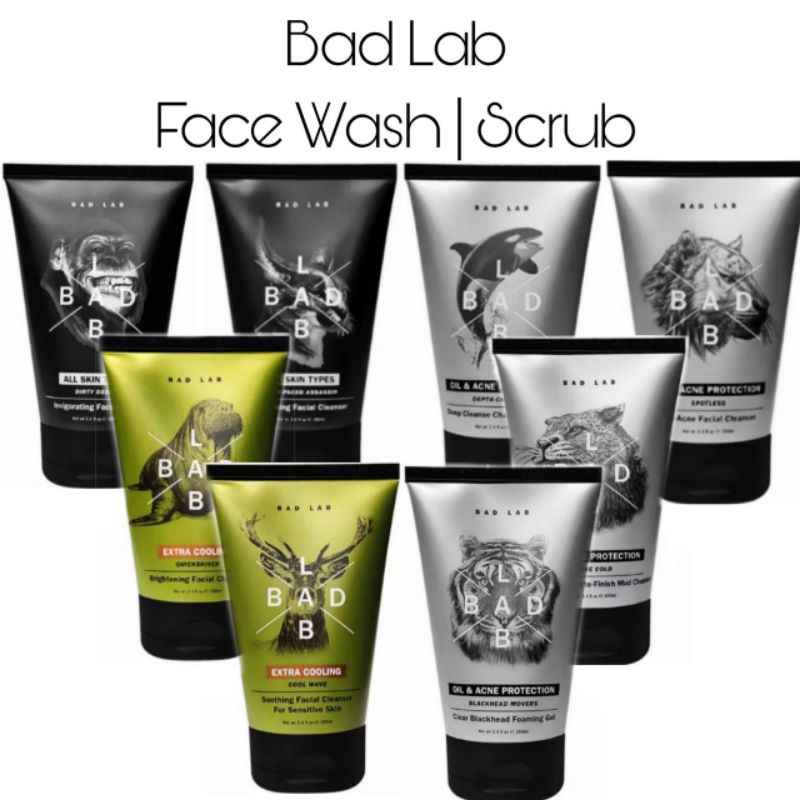 Bad Lab Facial Cleanser | Scrub | Deep Cleansing | Oil Control ...