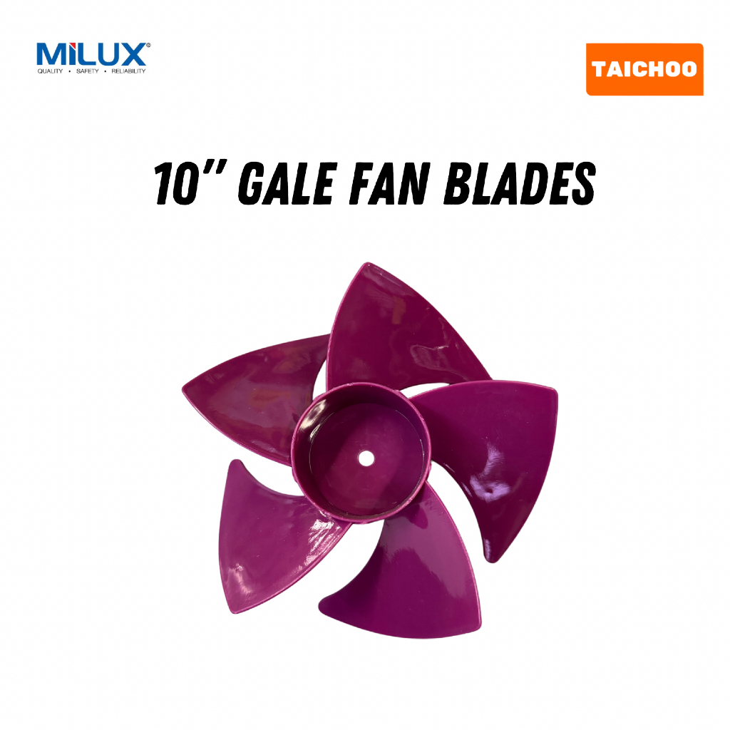 Milux 10” Gale Fan Blades (Velvet) | Shopee Malaysia