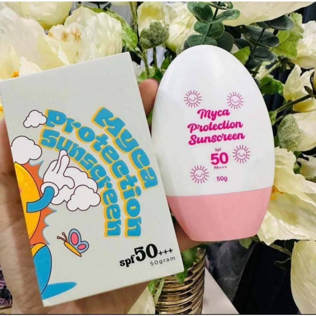 MYCA PROTECTION SUNSCREEN SPF50+++ 50g | Shopee Malaysia