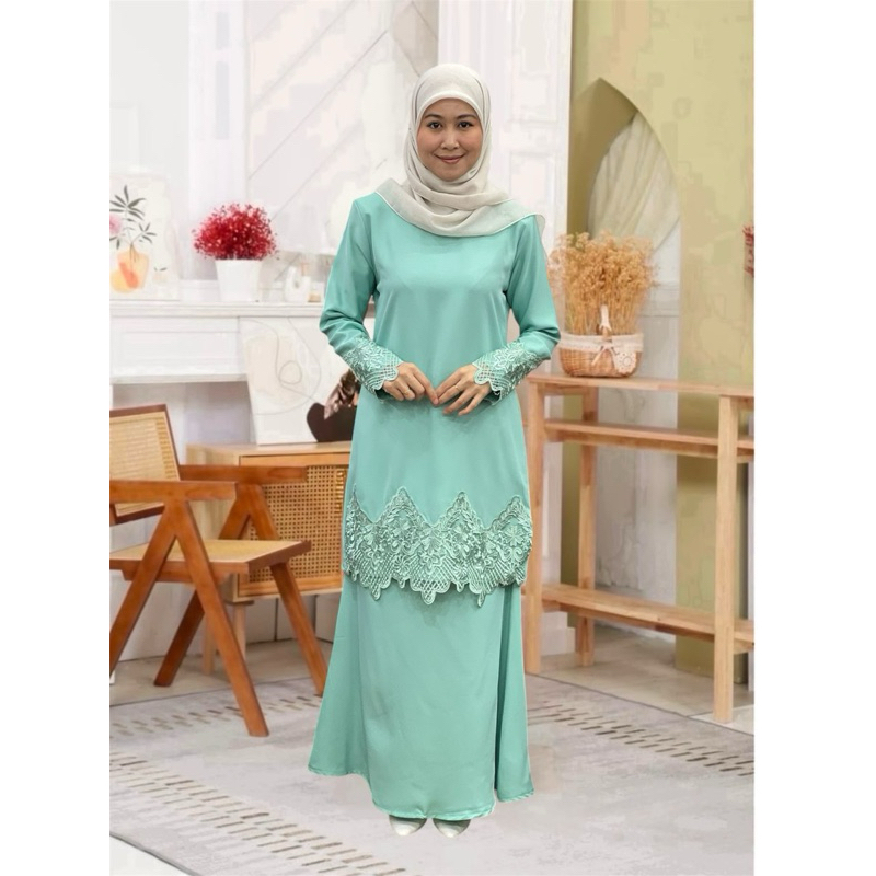 New arrival baju kurung lace design baru( S to XXL) | Shopee Malaysia