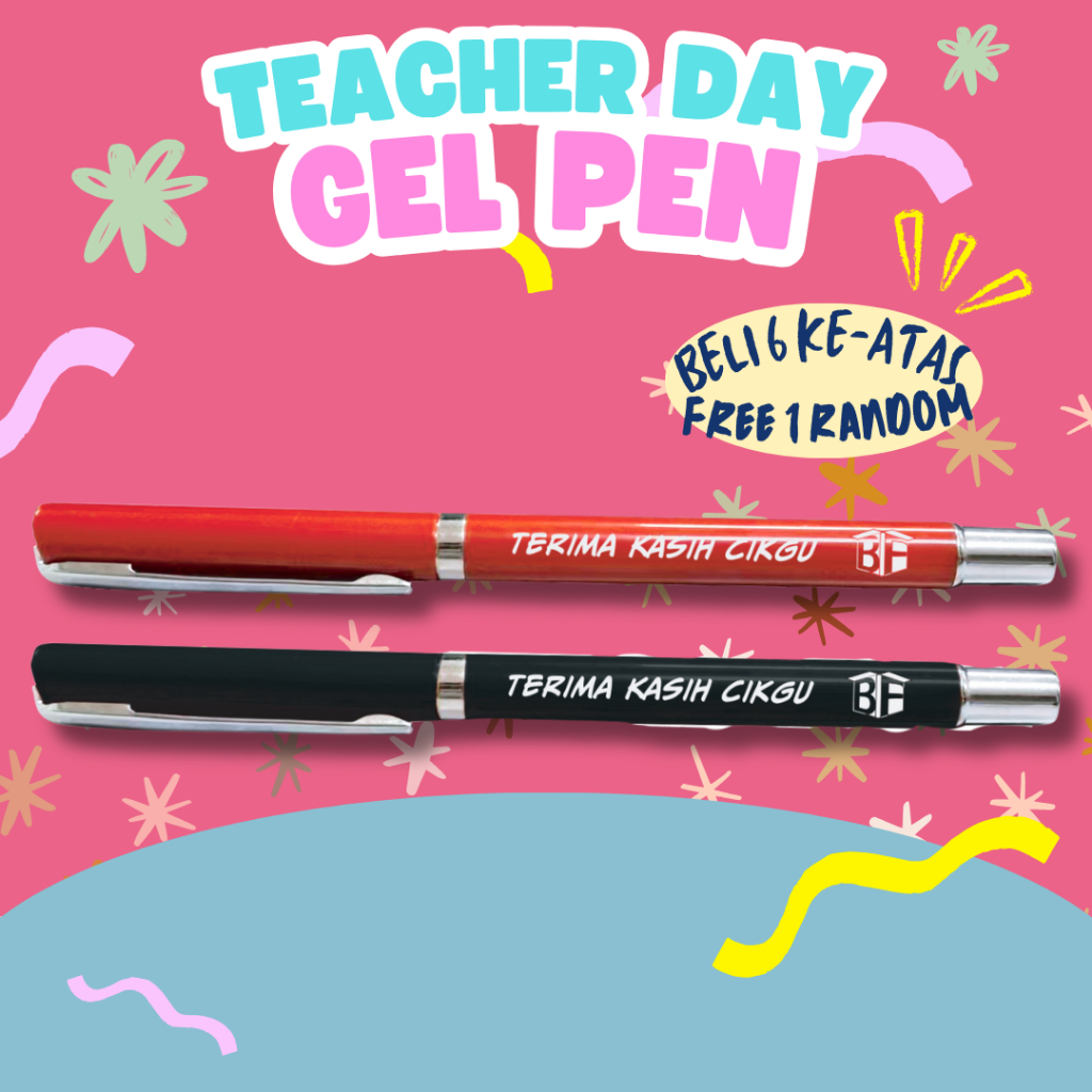 TBF 2025 Teacher Day Premium Gel Pen Hari Guru Hadiah Erasable Pen Teachers Day Special Gift for ...