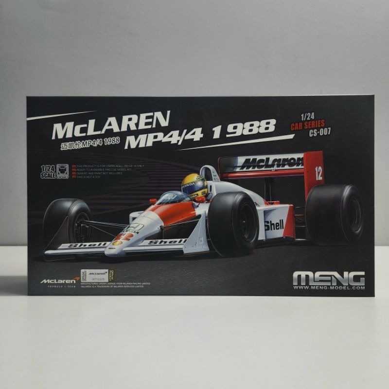 1:24 MENG F1 Honda McLaren MP4/4 1988 Ayrton Senna / Alain Prost ### CS-007 | Shopee Malaysia