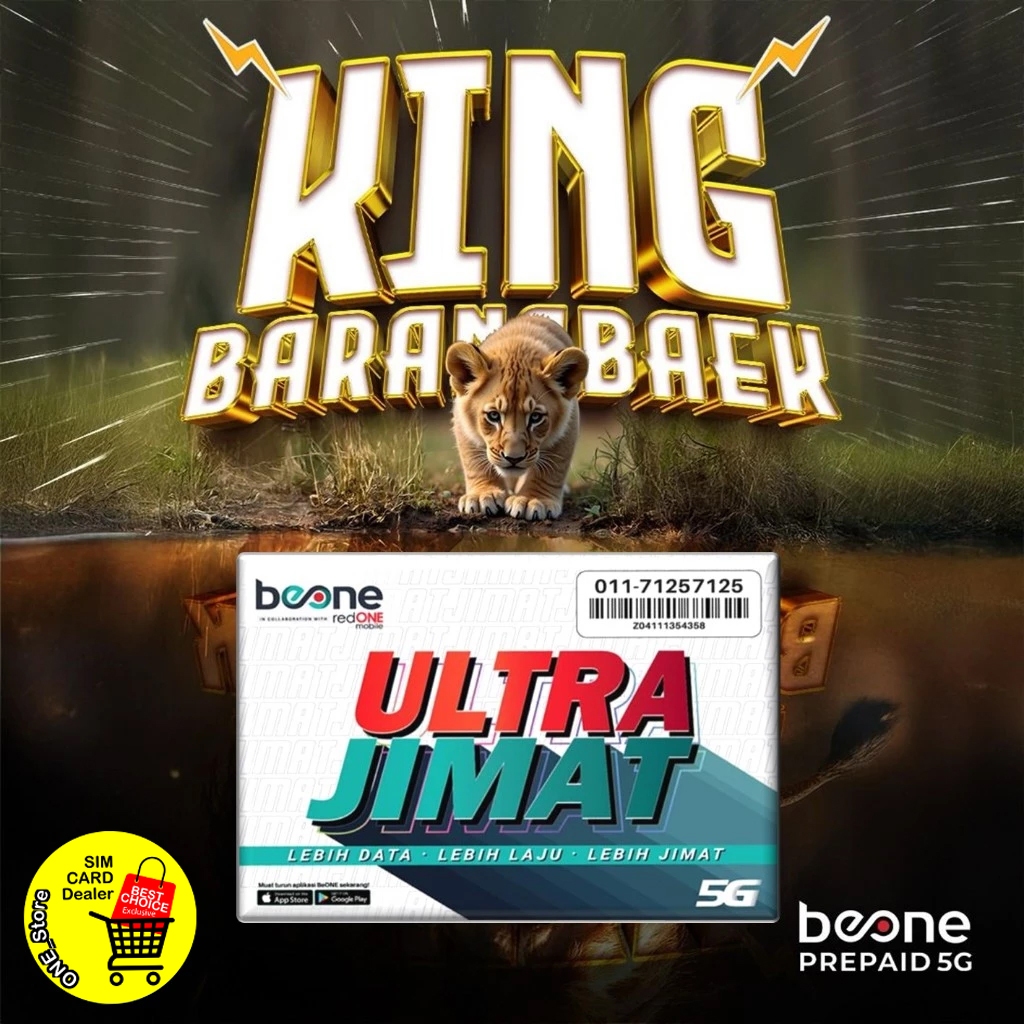 BeONE PREPAID TERJIMAT VIRAL BARANG BAEK Ultra Jimat | RM35 250GB ...