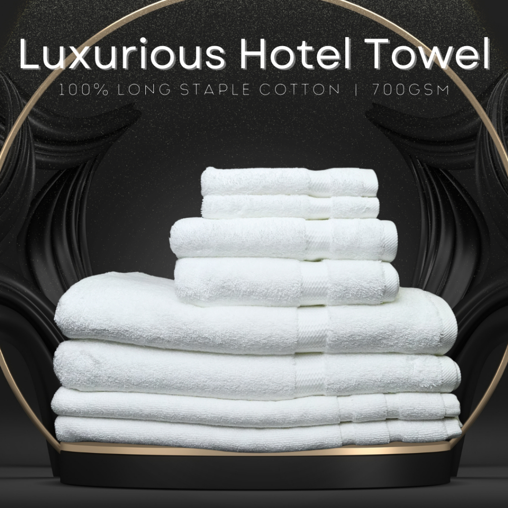 Luxez 700gsm Thick 5 Star Hotel Towel Collection (Tuala Mandi Tebal ...