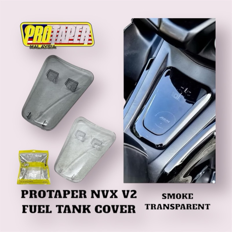 PROTAPER Transparent / Smoke Tank Cover – NVX V2 Fuel Cap | Racing Look ...