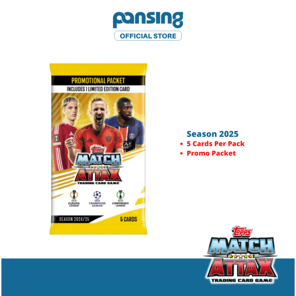 (NOT FOR SALE) TOPPS Match Attax 24/25 Trading Card Game Promo Pack 24/ ...