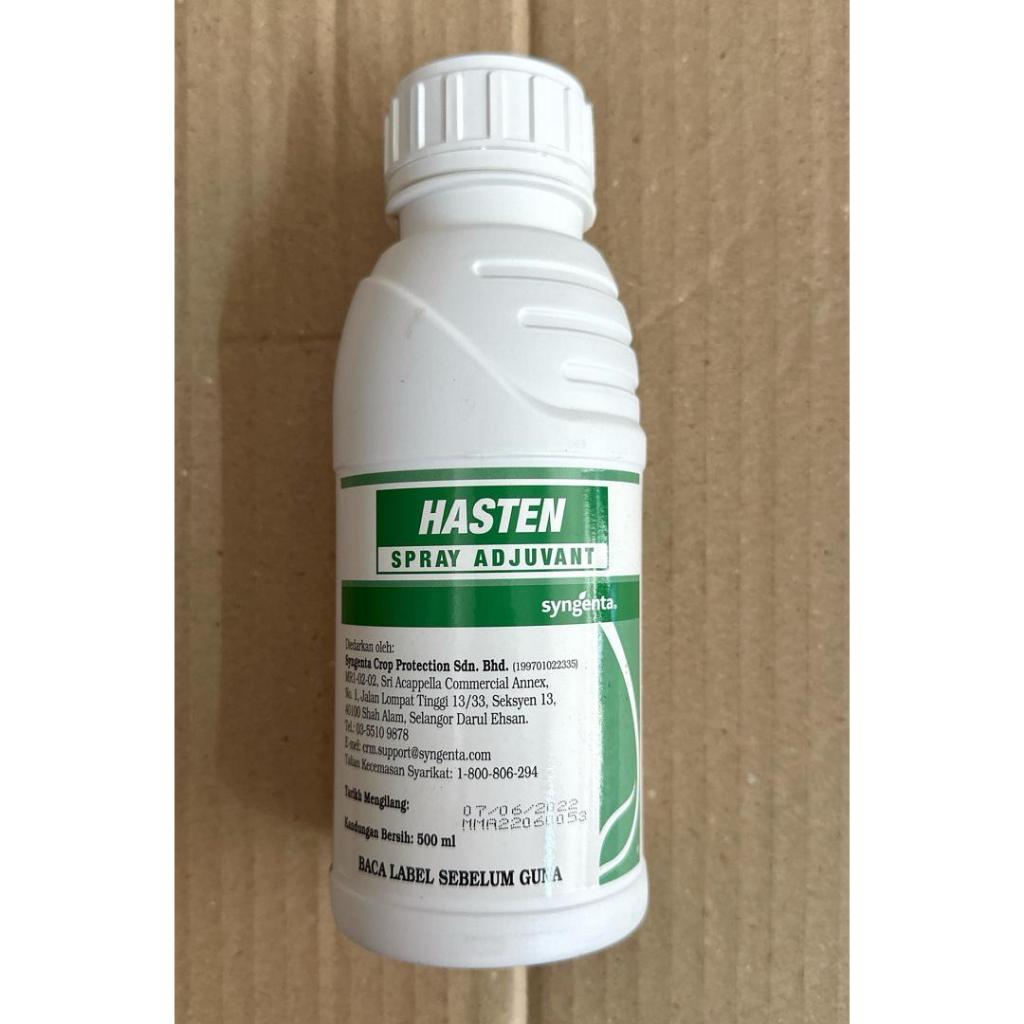 HASTEN Spray Adjuvant 500ML SYNGENTA [ Pelekat Gam Foliar / Racun ...