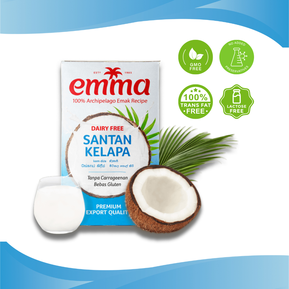 [ReadyStock] Emma Santan Kelapa Trans Fat Free Lactose Free Coconut ...
