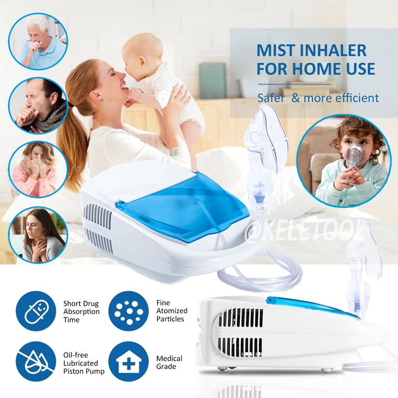 Nebulizer Compressor Portable Asthma Inhaler Medical Nebuliser Air ...
