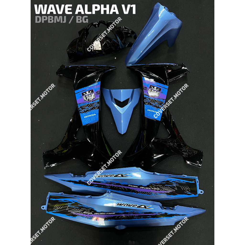 COVERSET WAVE ALPHA V1 V2 V3 V4 V5 BUTTERFLY SET WAVE ALPHA | Shopee ...