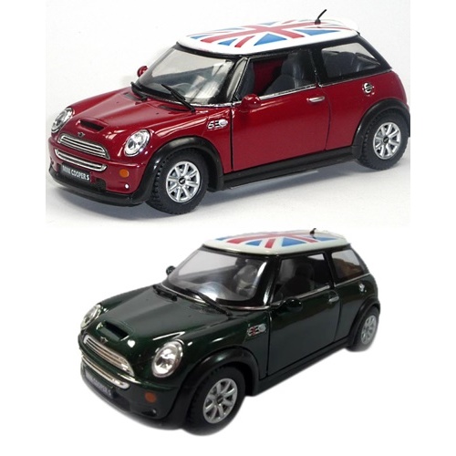 KINSMART Mini Cooper S British Flag 12cm Diecast Kereta 1-28 | Shopee ...