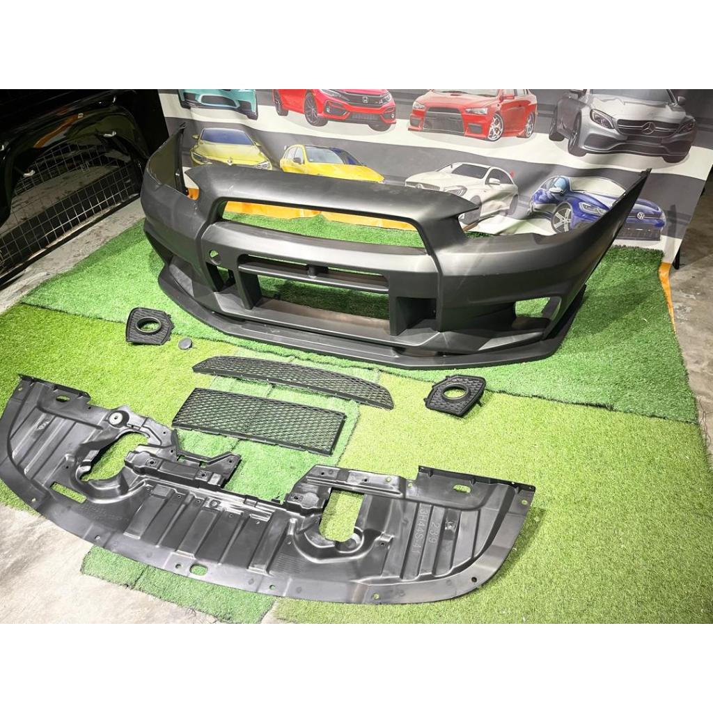 1 pp varis v3 front bumper copy ori fit untuk lancer gt proton inspira ...