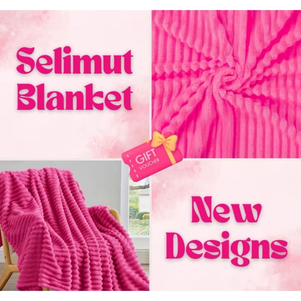 SELIMUT VIRAL SUPER SOFT | QUEEN SIZE FLANNEL BLANKET | COZY THROW ...