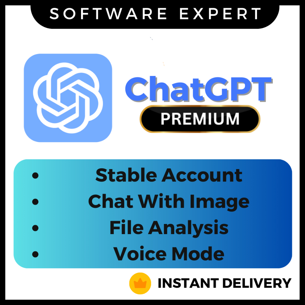 [ FAST 24/7 ] ChatGPT Plus Premium | Turbo GPT-4 4o Vision | Unlock AI for Smart | Shopee Malaysia