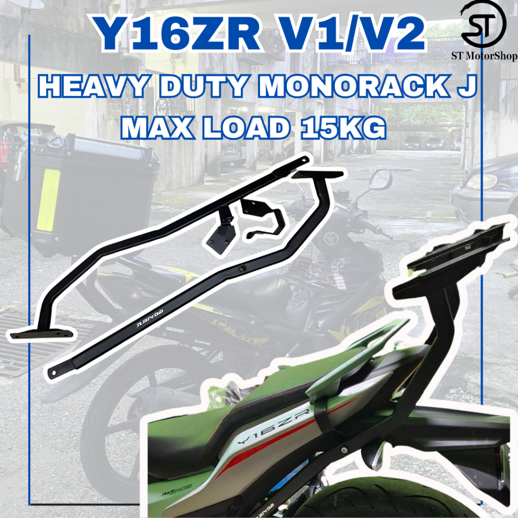 RAPIDO HEAVY DUTY MONO RACK FOR YAMAHA Y15ZR/Y16ZR/SRL115/FZ150/NOUVO ...