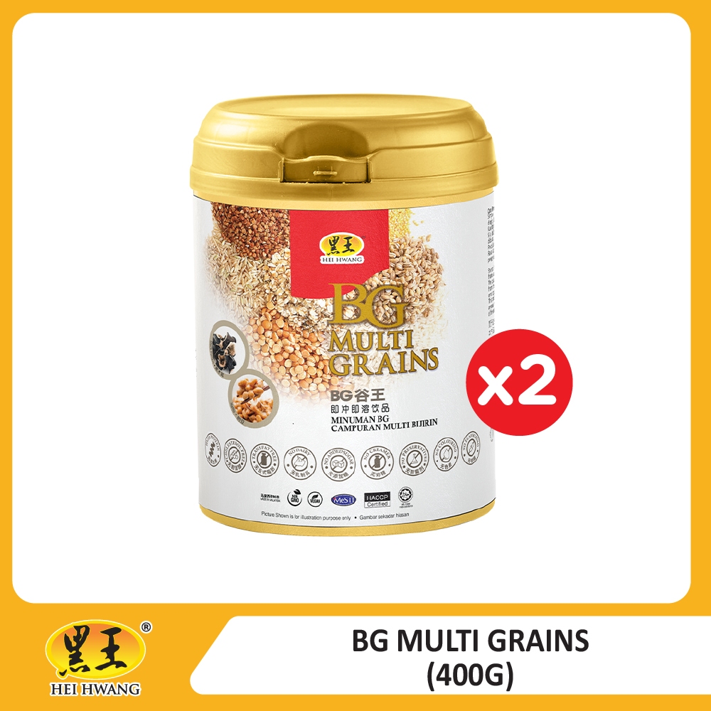 Hei Hwang BG Multi Grains (400g) BG谷王即冲即溶饮品 (400G) | Shopee Malaysia