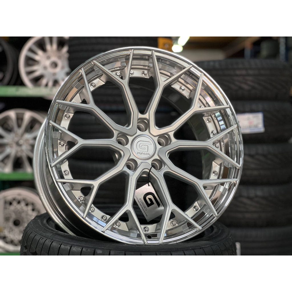 NEW 19X8.5J 19X9.5J G Forged GF05 Rim (set of 4) Silver 5X112 for ...