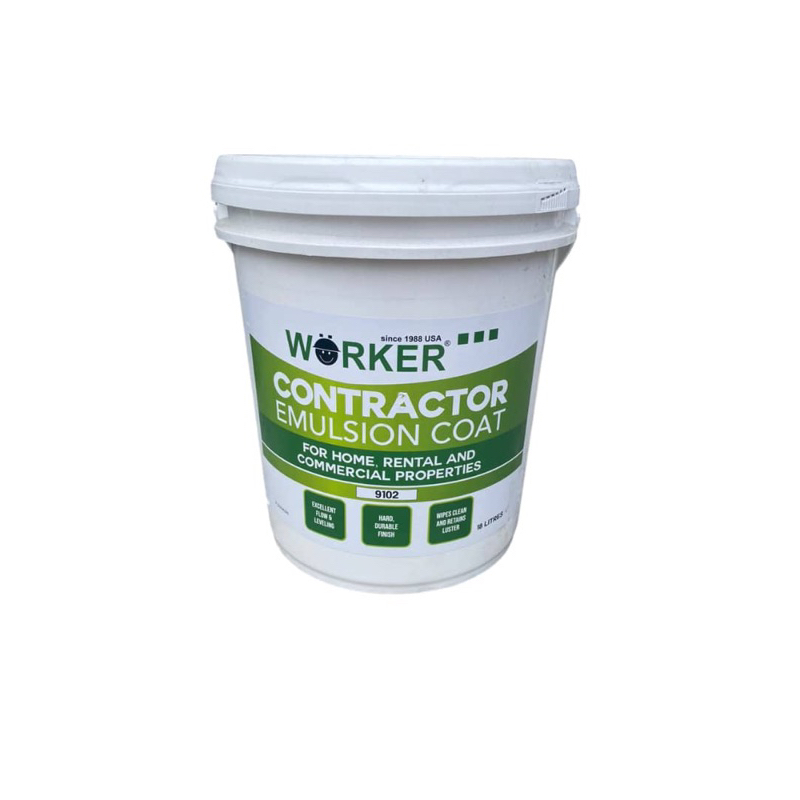 WORKER 18 Liter Wall Paint Wall Painting Contractor Emulsion Paint Cat ...
