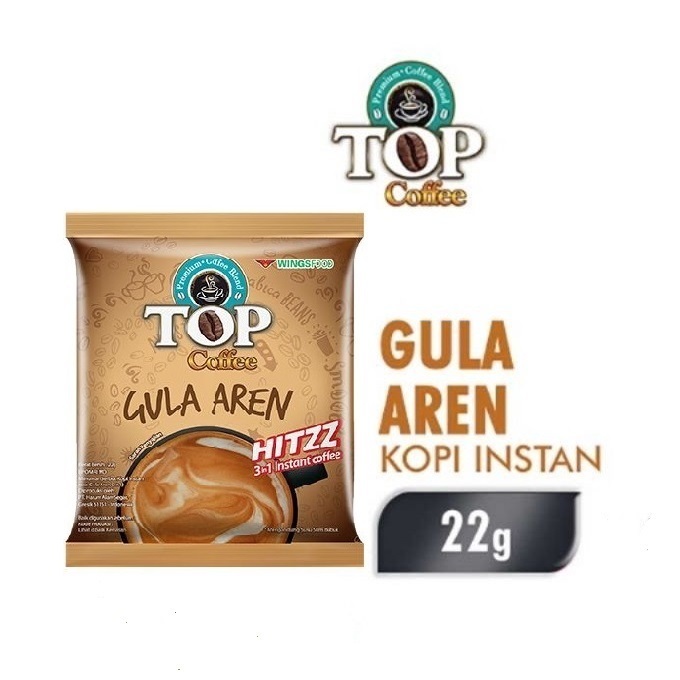 TOP COFFEE GULA AREN 22gram x 10sachet (Ready Stock) | Shopee Malaysia