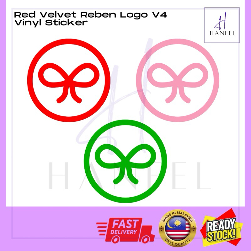 RED VELVET REBEN Logo V4 Kpop Group design vinyl sticker ( Die-cut ...