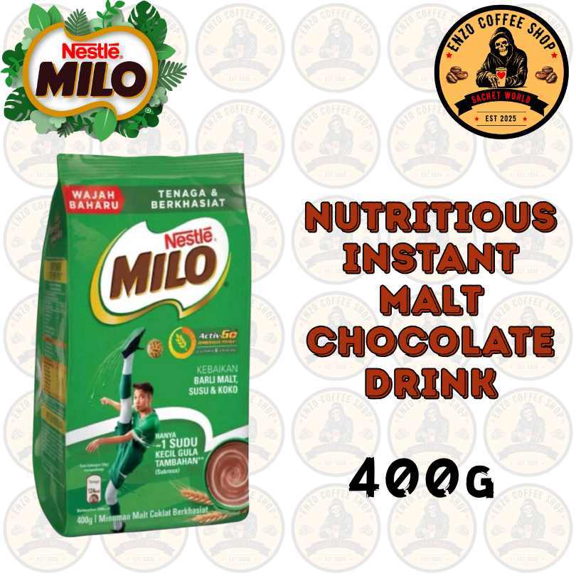 MILO ACTIVE-GO 400G NUTRITIOUS MALT DRINK / MILO POWDER SERBUK KOKO ...