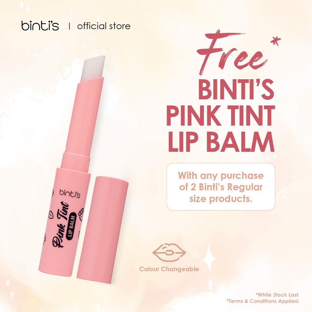 Binti's Pink Tint Lip Balm [Free Gift Only] | Shopee Malaysia