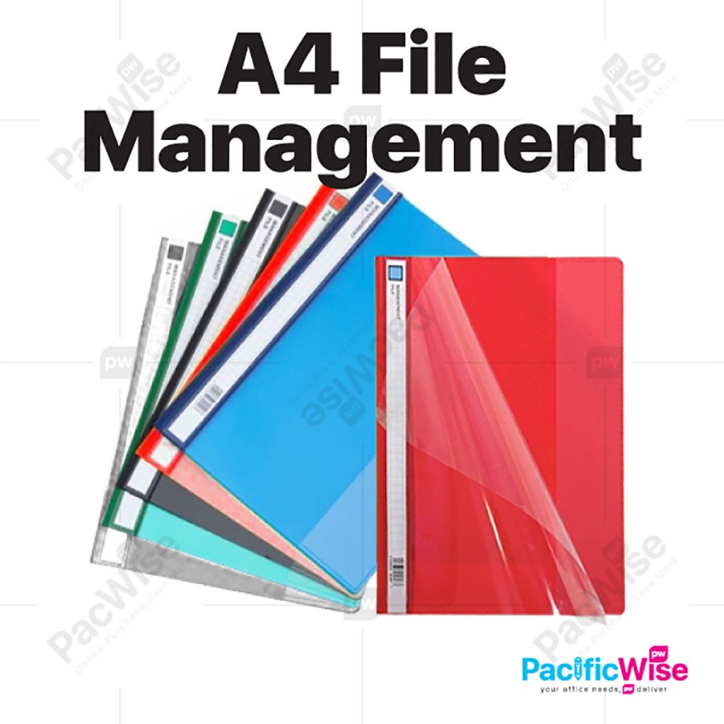 Management File A4 / Pengurusan Fail – PVC Extra Tebal Folder / PP ...