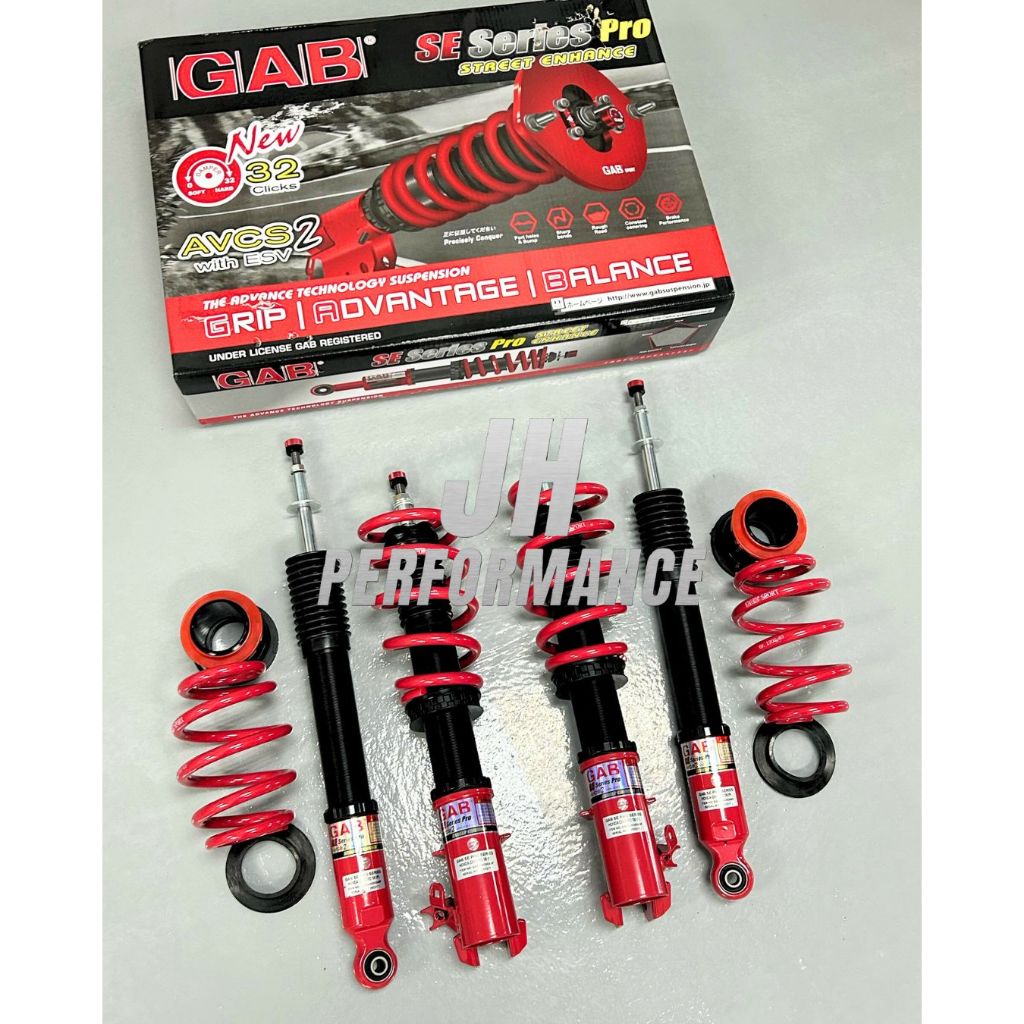 GAB SE PRO Honda Civic FD FB 2006+ Adjustable Suspension Coilover ...