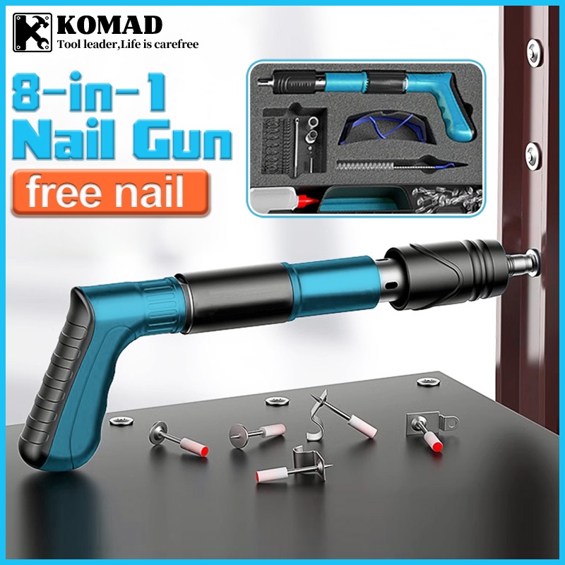 Nail Gun Nail Gunner Heavy Duty Concrete Drill Bit Rivet Nail Gun ...