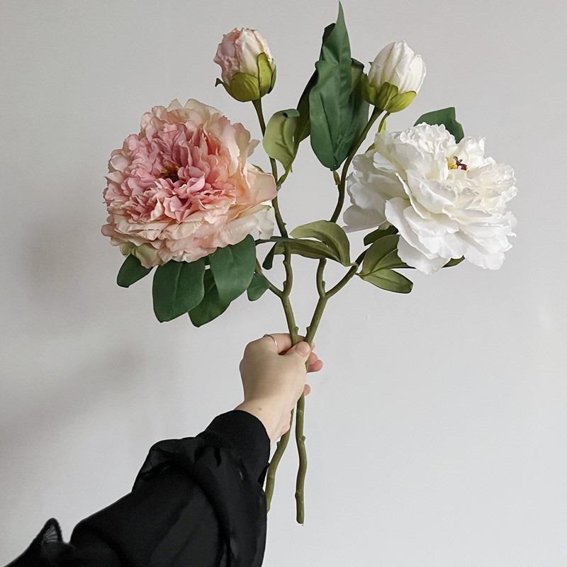 48cm Large Classical European Peony Artificial Flowers Hoilding Flower ...