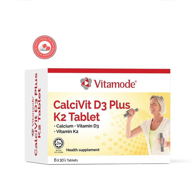 Vitamode Calcivit D3 Plus K2 Tablet 60tablet(EXP:12/26) | Shopee Malaysia