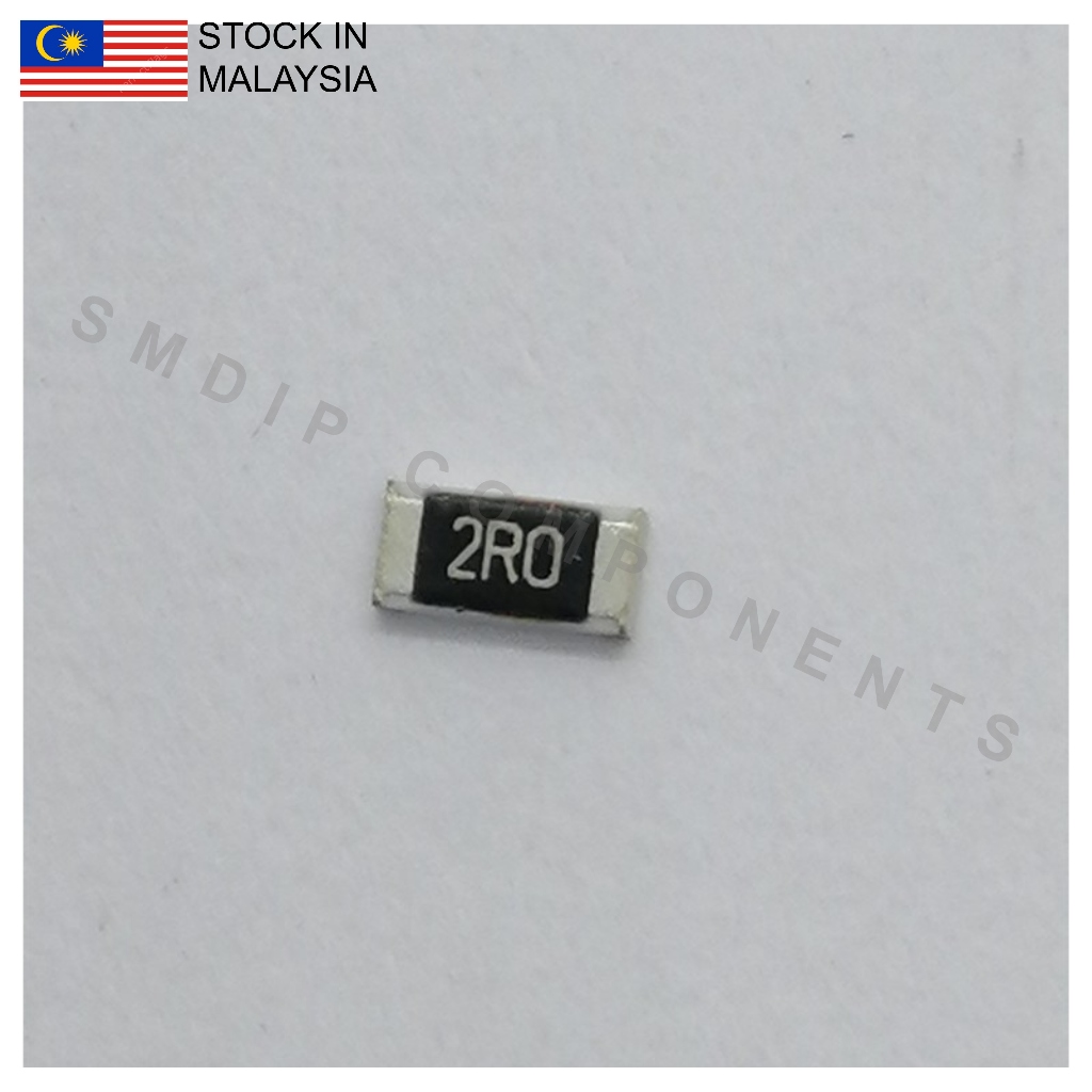 10 PCS 2R ±5%, 0603 SMD Resistor (2R0) | Shopee Malaysia
