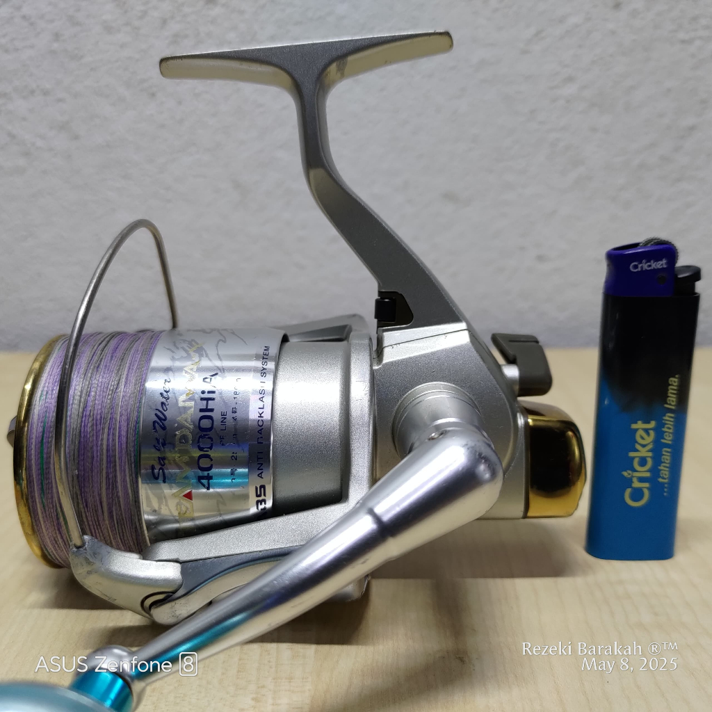 DAIWA SALT WATER TEAM DAIWA 4000HiA Fishing Reel Spinning Mesin Pancing Kekili Terpakai (Used ...