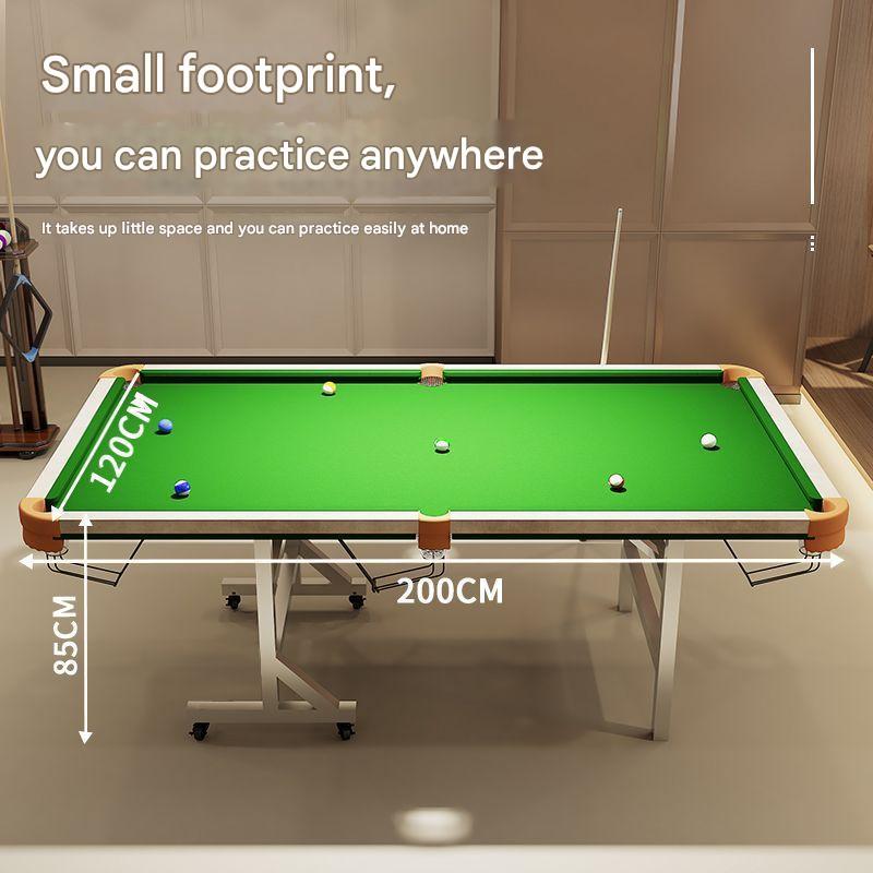 Black Eight Billiards Hall Home Billiards Table Standard Eight ...