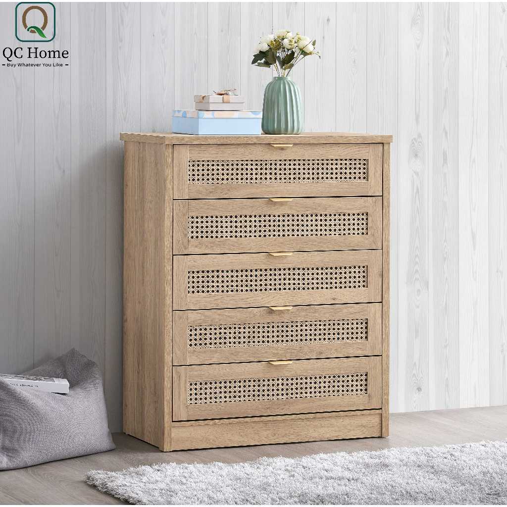 Almari laci | Chest Drawer | Kabinet Laci | Wardrobe Almari Baju | Muji ...