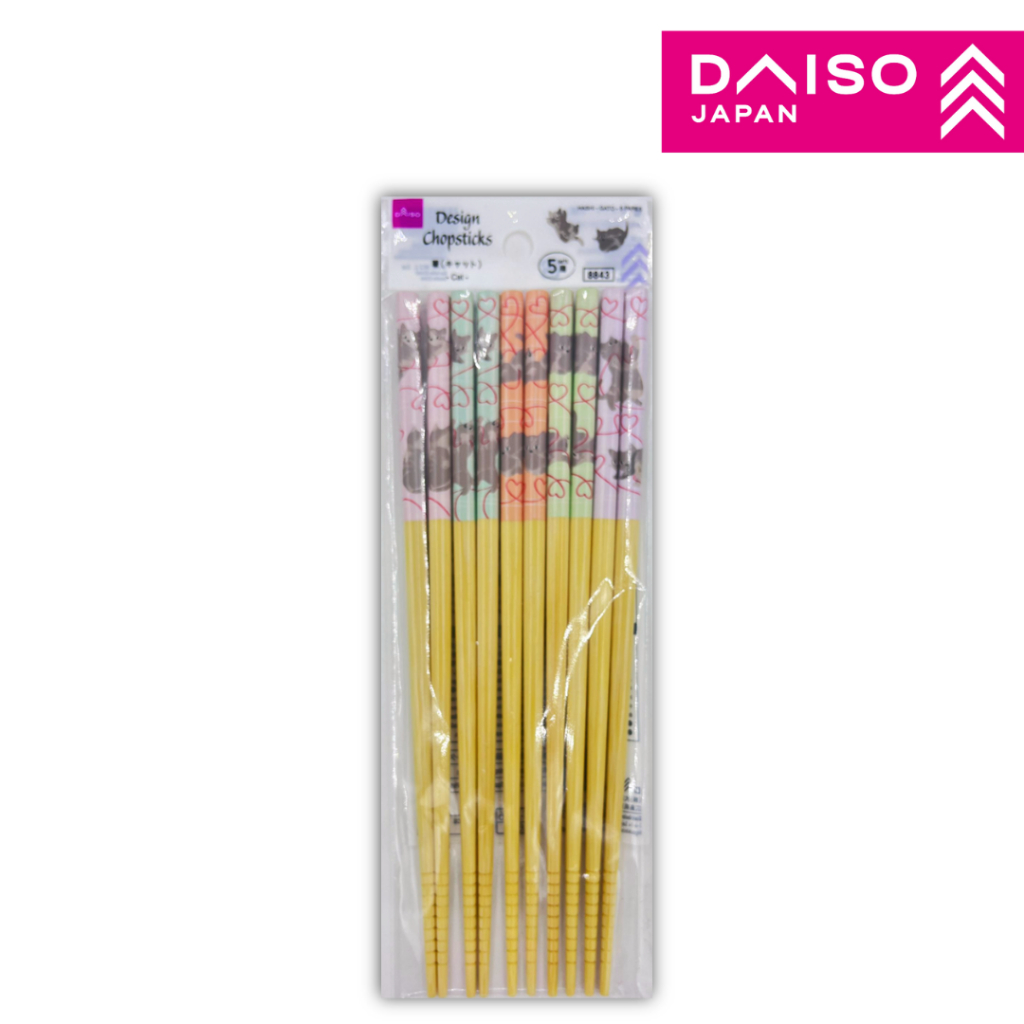 DAISO Chopsticks (Cat, 5 sets) | Shopee Malaysia